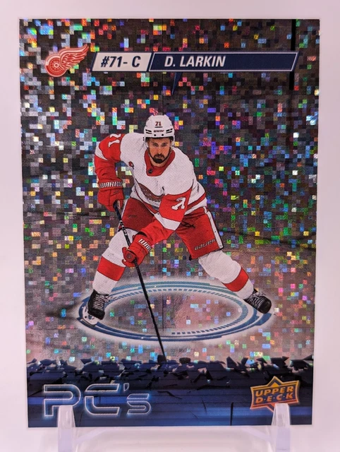 2023-24 UPPER DECK Series 2 Dylan Larkin PC Sparkle PC-27 Detroit Red ...