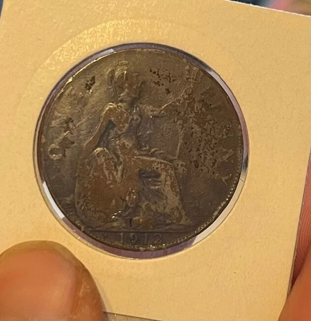 RARE GEORGE V 1912 One Penny £0.99 - PicClick UK