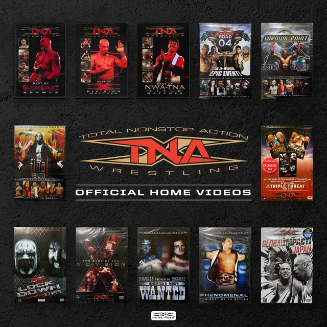 TNA WRESTLING DVDS, Official Releases, New, PPV, TNA DVD, Rare, WWE ...