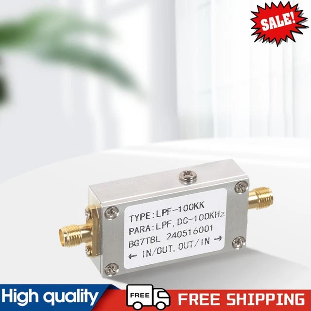 HAM RADIO FILTER 50 Ohms Input Output Impedance Low Pass Filter ...
