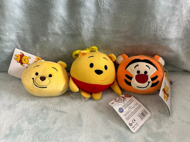 DISNEY WINNIE THE pooh squishy ball tigger pooh soft toy plush bag ...