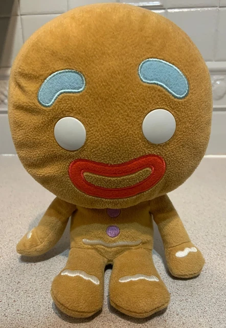 DREAMWORKS SHREK GINGY the GINGERBREAD PERSON 9"PLUSH SOFT TOY TEDDY ...