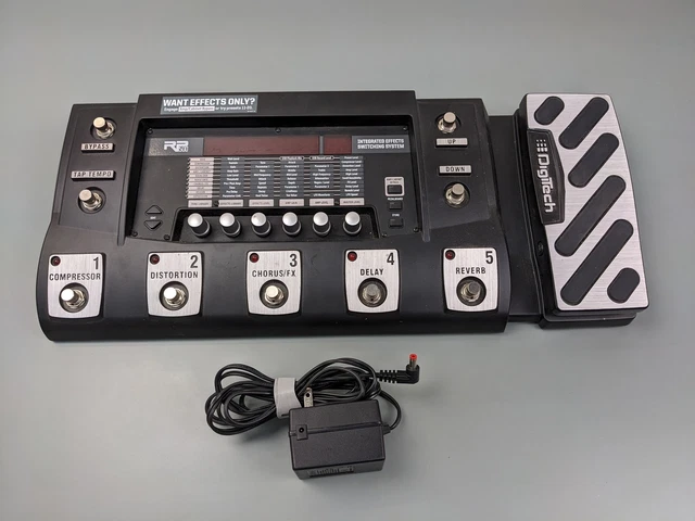 DIGITECH RP500V MULTI-EFFECTS Guitar Effect Pedal + Power Cable ~ Works ...