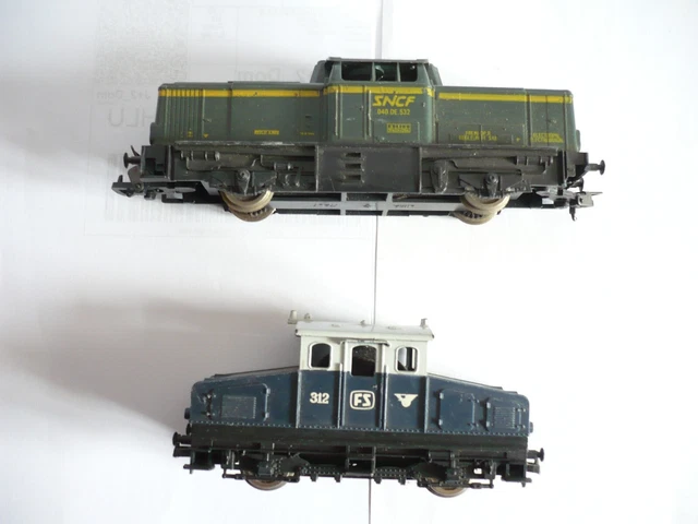 LOT 2 LOCOMOTIVES lima.lima.locomotive.loco tracteur.train electrique ...