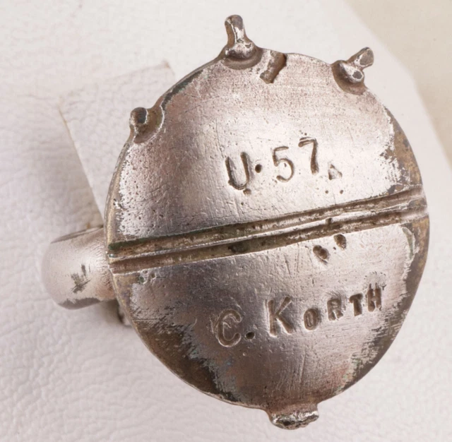 KRIEGSMARINE U-BOAT U-57 Ring U-Boot WW2 Unterseeboot WWII GERMANY ...