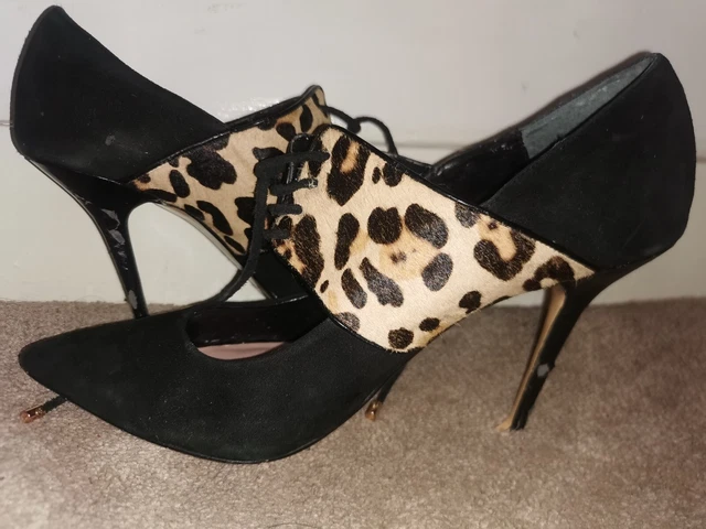 LADIES USED BLACK Point Toe Stilleto High Heels Uk 7 Good Condition £15 ...