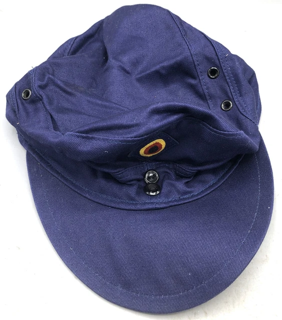 VINTAGE BUNDESWEHR WEST German Army Blue Field Cap Hat Size 58 Cold War ...