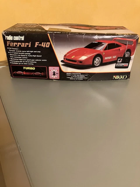 NIKKO RC CAR Ferrari Testarossa Electric Radio Controlled vintage 10030 ...