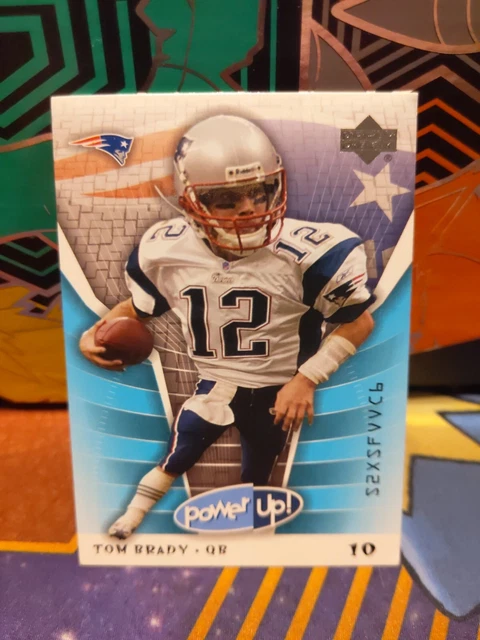 2004 UPPER DECK Power Up #58 Tom Brady FOOTBALL New England Patriots ...