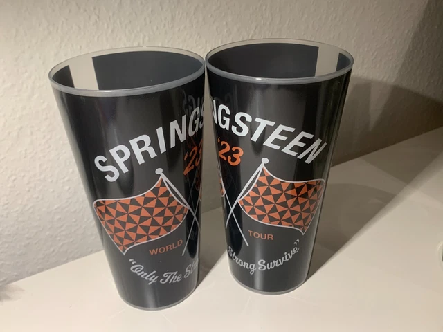 BRUCE SPRINGSTEEN - 2 Souvenir-Becher Tour 2023 - Fan-Becher 0,5l NEU ...