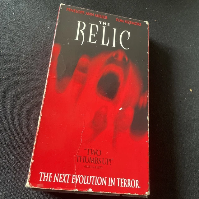 THE RELIC (VHS 1997) Horror Monster Museum Tom Sizemore Penelope Miller ...
