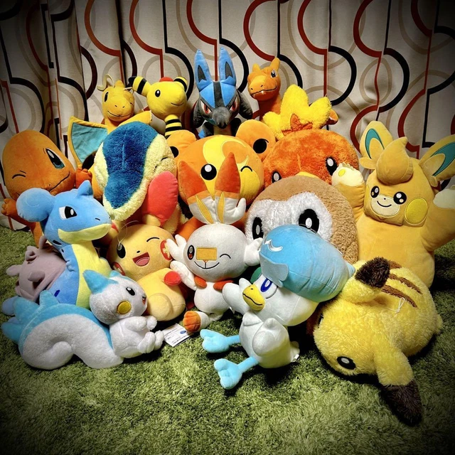 LOT PELUCHE POKEMON Pikachu Charizard Dragonite Hello Partner EUR 413 ...