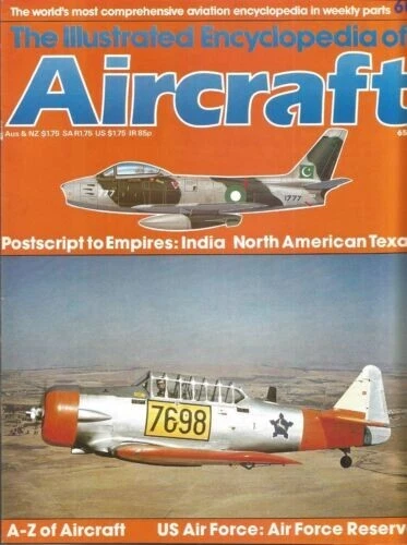 ILLUSTRATED ENCYCLOPEDIA OF Aircraft #60 Cutaway North American Harvard ...