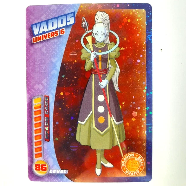 CARTE DRAGON BALL Super Trading Cards N°80 Vados Univers 6 Panini Fr ...