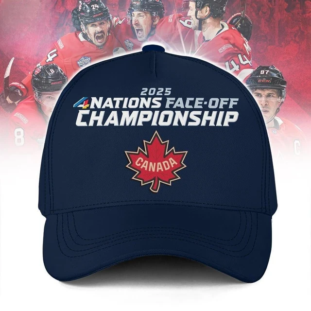 CANADA HOCKEY 2025 4 Nations Face-Off Champions Cap $35.84 - PicClick CA
