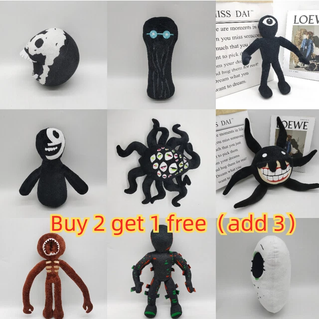 HORROR GAME ROBLOX Rainbow Friends Doors Plush Toy Stuffed Doll Action ...
