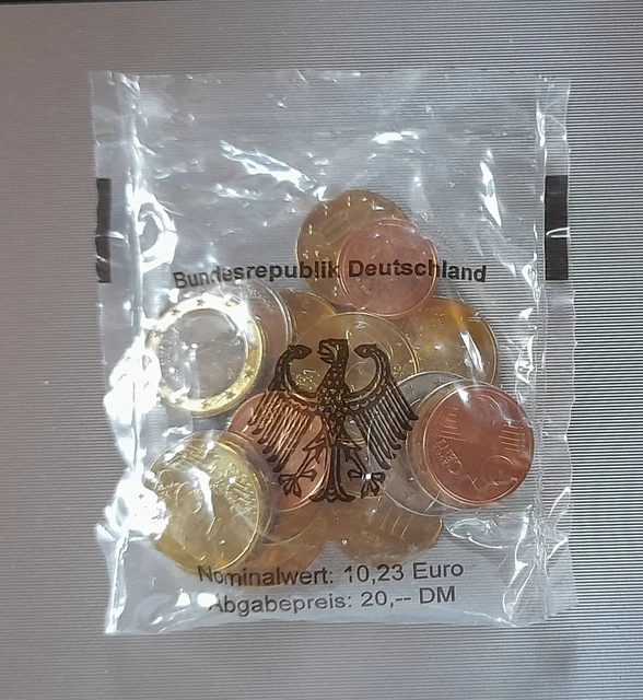 EURO MÜNZEN DEUTSCHLAND, Starterkit von 2001, OVP! Für jeden Sammler ...