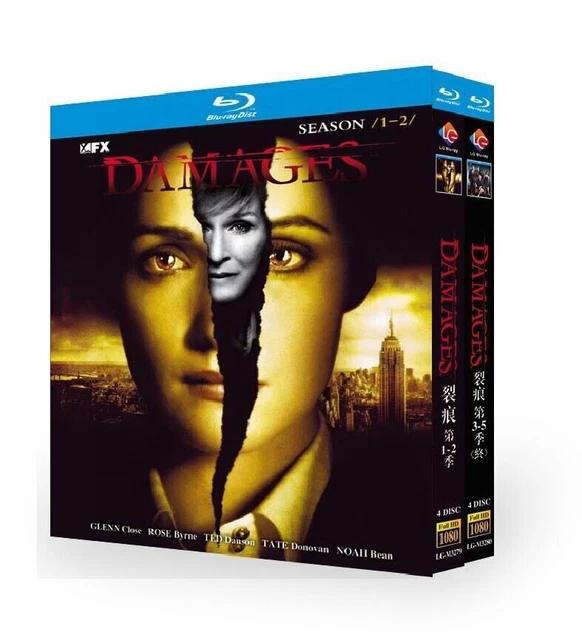 DAMAGES SEASON 1-5 Blu-ray US Drama TV Series BD All Region New Box Set ...