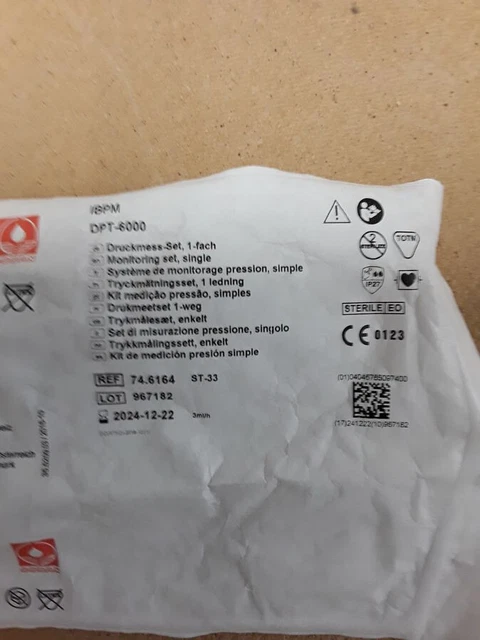 CORPULS®3 IBD-DRUCKMESSSET 1 fach Codan (pvb) DPT6-/-8000er 3ml/h ...