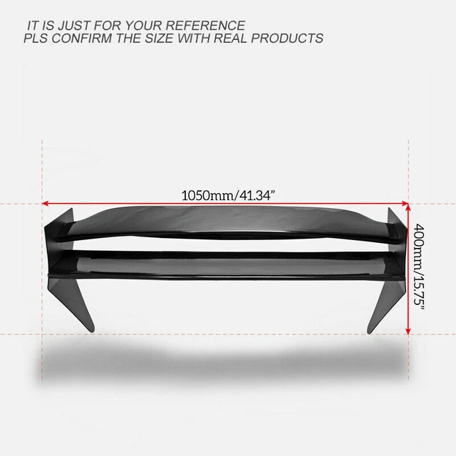 POUR MINI COOPER S R56 M7 style toit arrière spoiler aile extérieur ...
