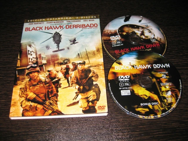BLACK HAWK DOWN DVD Josh Hartnett Ewan McGregor Tom Sizemore Eric Bana ...