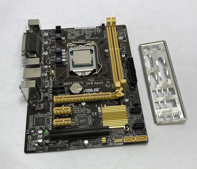 ASUS H81M-C REV: DDr3 Intel MicroATX Motherboard and Io Sheild No CPU £ ...