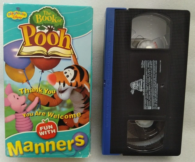 VHS WINNIE THE Pooh - Book of Pooh - Fun With Words (VHS, 2001) $23.72 ...