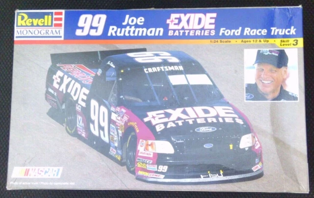 REVELL MODEL KIT Ford F-150 Race Truck Exide Roush Batteries Joe ...