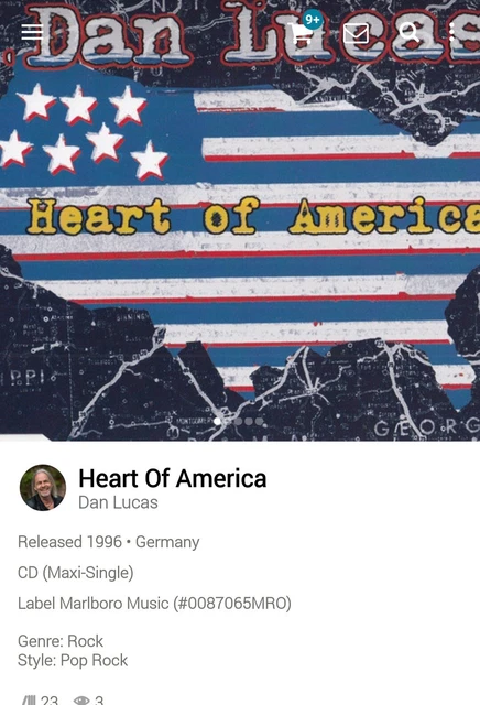 DAN LUCAS ~ Heart of America LoverBoy CDS 1996 Hi-Tech AOR rock ...