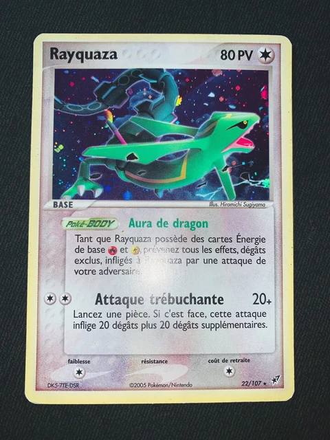 CARTE POKEMON RAYQUAZA 22/107 Holo Ex Deoxys Bloc Ex EUR 21,99 ...