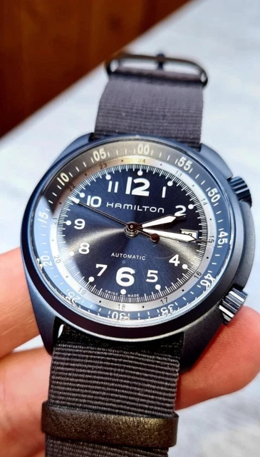 WATCH HAMILTON KHAKI Aviation Pilot Pioneer Aluminium Auto EUR 480,00 ...