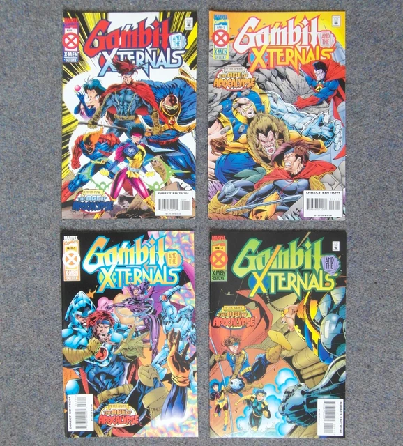 GAMBIT AND THE XTERNALS #1-4 COMPLETE - Marvel 1995 Age of Apocalypse/X ...