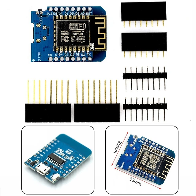 FOR ARDUINO PROGRAMMED With Arduino IDE Development Board D1-MINI 1XADC ...