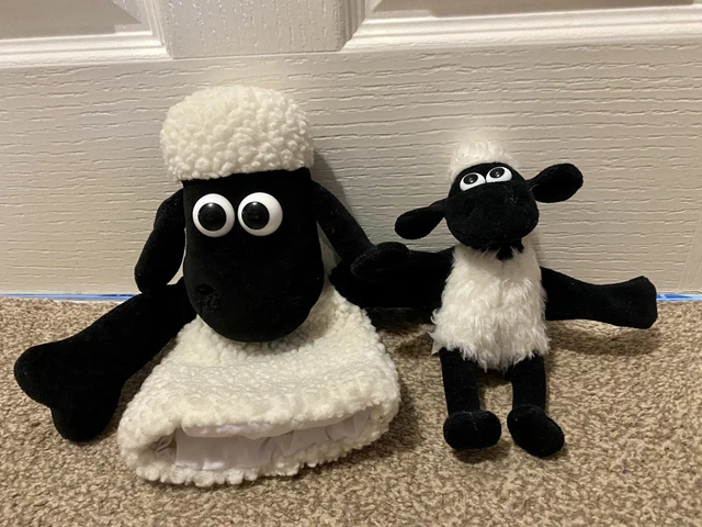 VINTAGE WALLACE & Gromit Shaun The Sheep Hand Puppet And Finger Puppet ...