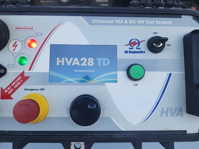 HV DIAGNOSTICS HVA28TD Universal VLF & DC High Voltage Test System Set ...