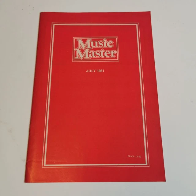 MUSIC MASTER SUPPLEMENT July 1981: The World's Greatest Record ...