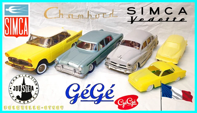 SIMCA SUPER LOT: GéGé Ford Vedette + Chambord Charvel + Simca Joustra ...