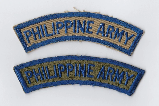WWII - PHILIPPINE ARMY Tab x 2 (Original patch) EUR 19,95 - PicClick FR