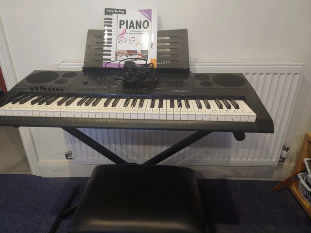 CASIO CTK-7200 ELECTRIC Keyboard - Ready To Use includes Stool, Stand ...