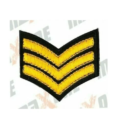 MILITARY ARMY SERGEANT wing logo golden Patch sew on iron on ...