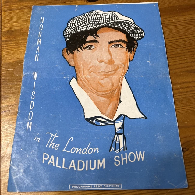 NORMAN WISDOM IN the London Palladium Show 1954 Programme £10.00 ...