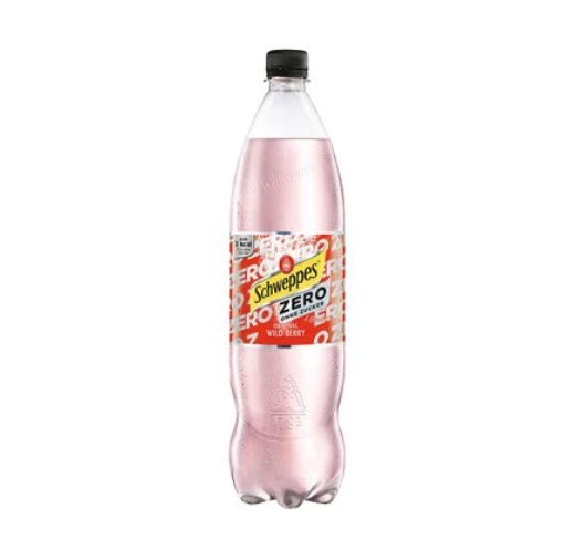 WILD BERRY ZERO Erfrischungsgetränk Schweppes 1,25l herb Vegan EUR 7,95 ...