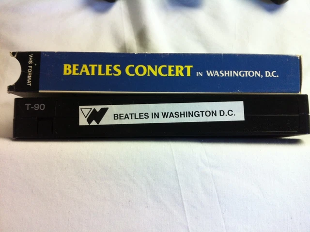 THE BEATLES BEATLES Concert In Washington, D.C. VHS Video Cassette Tape ...