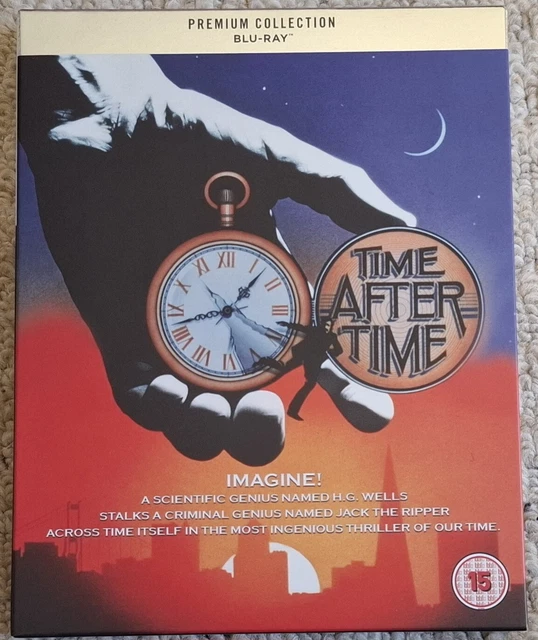 TIME AFTER TIME Hmv Premium Collection Blu-Ray + Slipcase + Poster ...