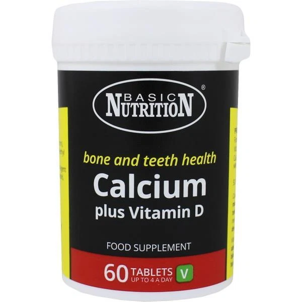 BASIC NUTRITION CALCIUM Plus Vitamin D 60 Tablets £5.20 - PicClick UK