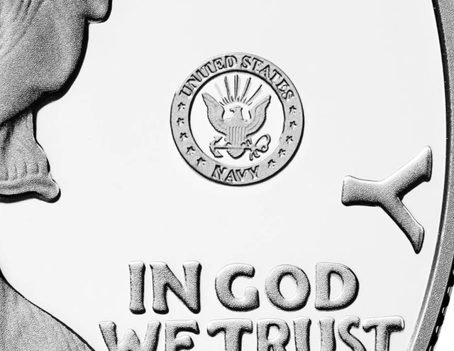 2025-S 250TH ANNIVERSARY US Navy American Eagly One Ounce Silver Proof ...