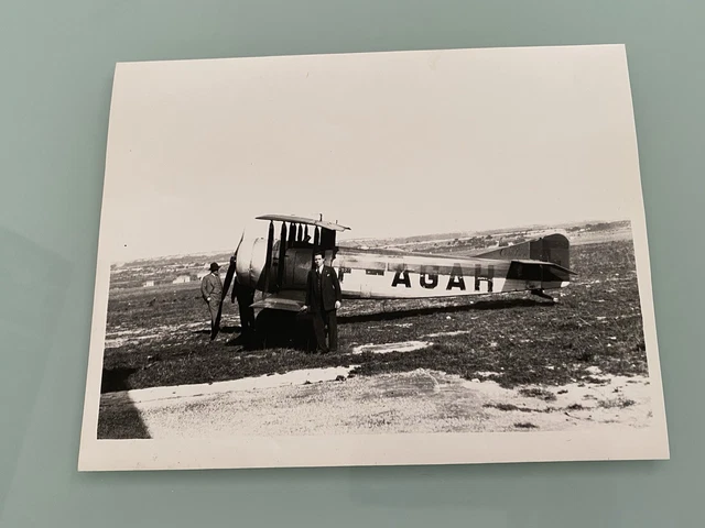 PHOTO BAUDELAIRE AÉRONAUTIQUE Aeropostale Caudron C60 F-AGAH EUR 30,00 ...