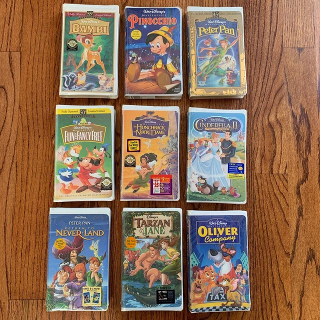 DISNEY SEALED VHS Video Tape Walt Disney Lot (9) £23.54 - PicClick UK