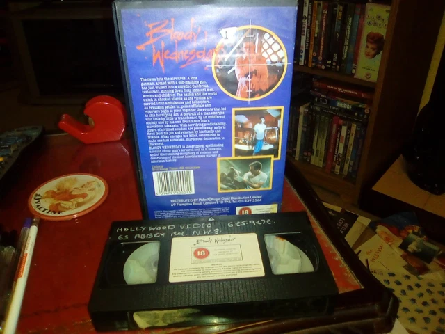 BLOODY WEDNESDAY VHS Ex Rental Only One On Ebay Uk £6.51 - PicClick UK