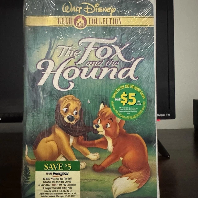 DISNEYS THE FOX And The Hound Gold Collection Classic NEW VHS £20.78 - PicClick UK